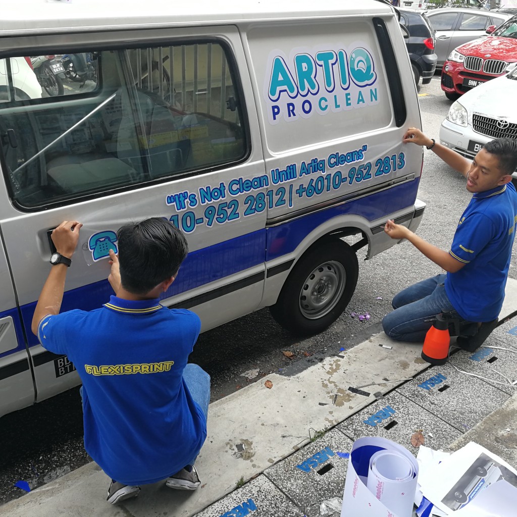 Sticker Kereta Iklan Bergerak Perniagaan Anda - Flexisprint